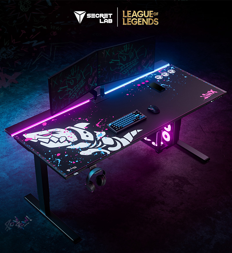 Secretlab MAGNUS erweitert das League of Legends Portfolio um eine Jinx ...
