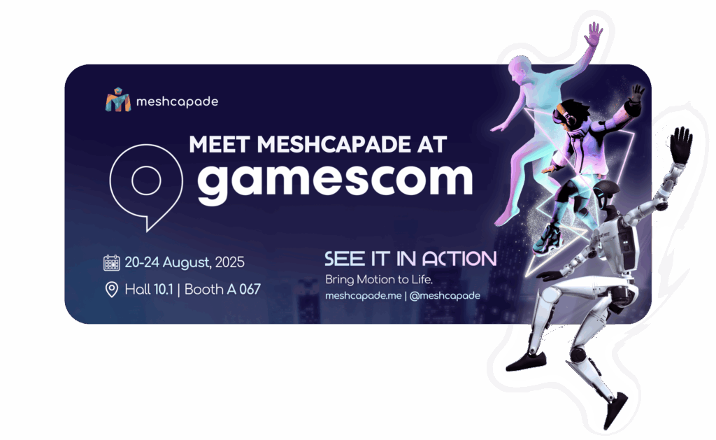 gamescom 2025: Meshcapade präsentiert markerlose Motion-Capture ...